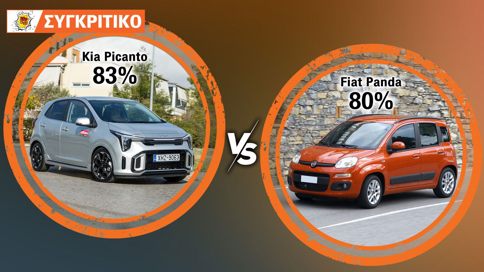 Kia Picanto 79 PS VS Fiat Panda 70 PS - fiat panda, kia picanto