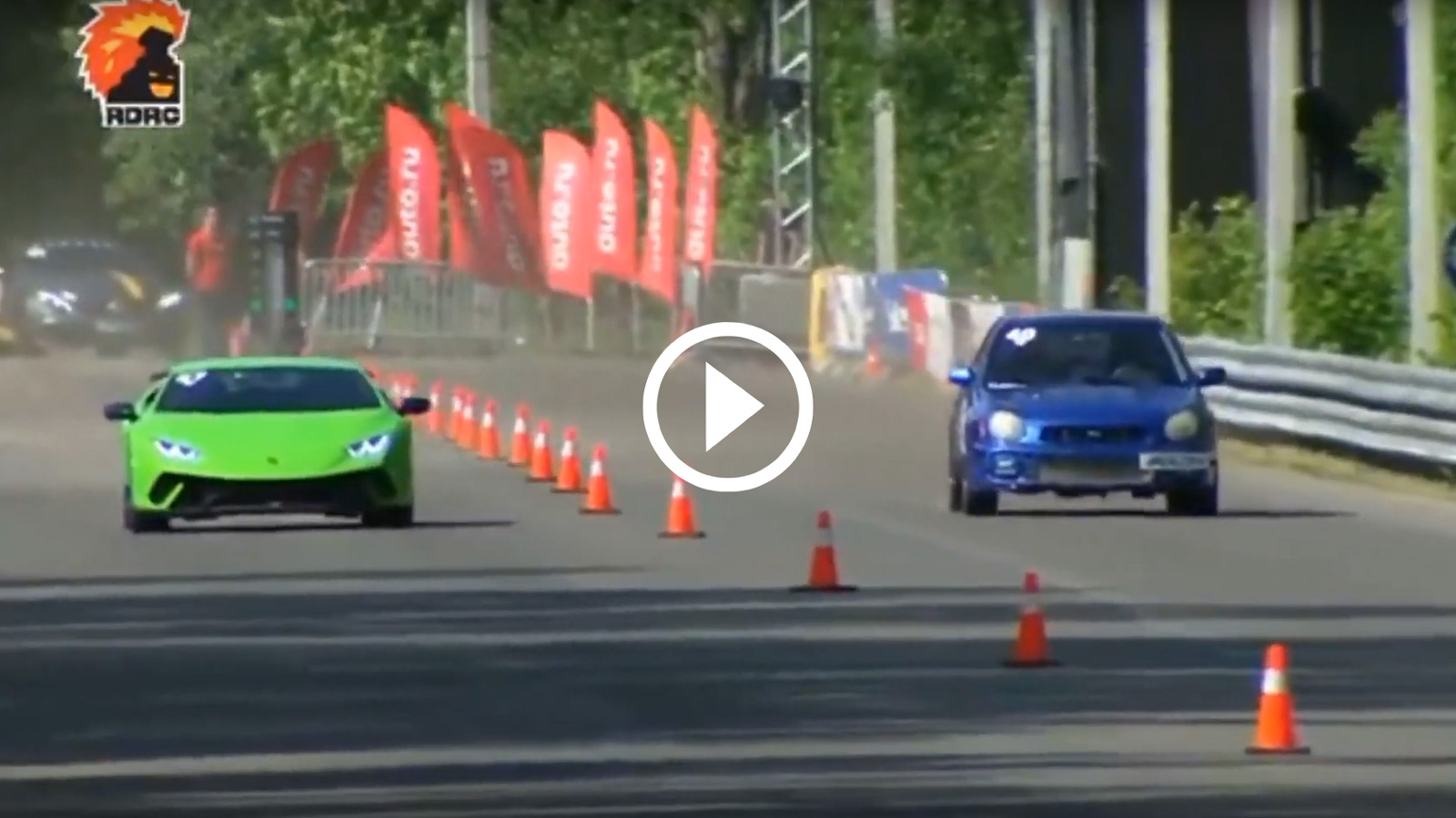 Subaru Impreza τα βάζει με Lamborghini Huracan στα 800m [video ...