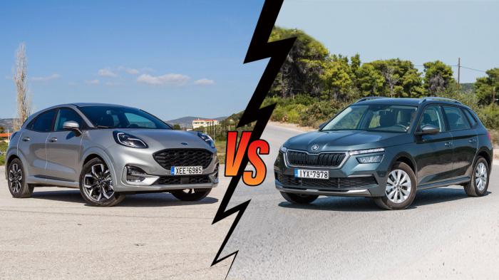 Ford Puma VS Skoda Kamiq Συγκριτικό - ford puma, skoda kamiq, συγκριτικο