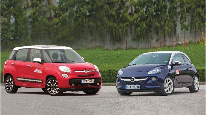 Opel Adam Fiat 500L: Επειδή το στιλ δεν έχει ηλικία! - fiat, fiat 500l ...