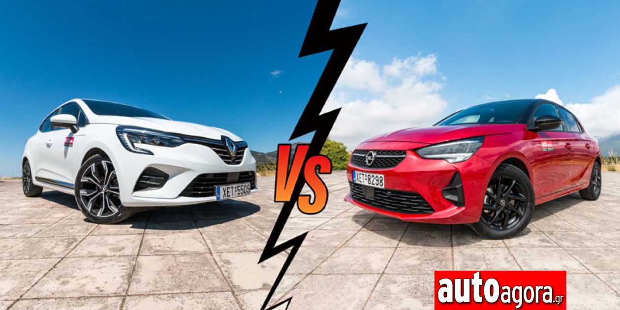 Opel Corsa 100ps VS Renault Clio 90ps Συγκριτικό - opel corsa, renault clio